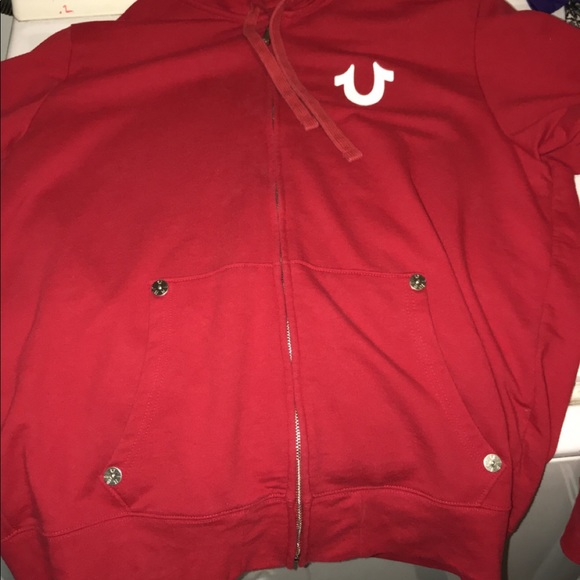 True Religion | Jackets & Coats | Red True Religion Jacket | Poshmark